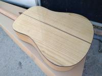 China AAAA Handmade Solid Oak Dreadnought Acoustic Electric Guitar with EQ and Passive Pickup for sale
