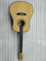China AAAA Handmade Solid Oak Dreadnought Acoustic Electric Guitar with EQ and Passive Pickup for sale