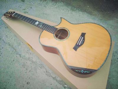 China Custom Cocobolo Wood Acoustic Electric Guitar with Fishman Soundhole EQ Solid Cedar Top for sale