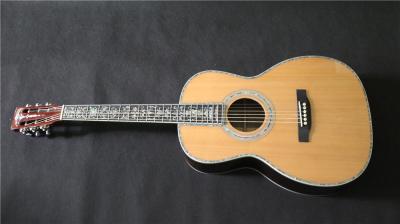 China 41 Inch Solid Spruce Top Acoustic Guitar with Ebony Fingerboard Rosewood Back and Sides 00045 for sale