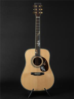 China OEM Custom 41 Inch Solid Spruce Top Acoustic Guitar D45F Style with Fishman Pickup for sale