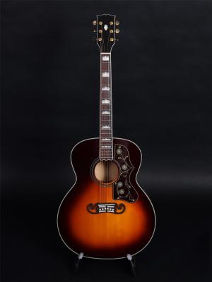 China Custom 43 Inch Solid Wood Acoustic Guitar Flamed Maple Back Rosewood Fingerboard for sale