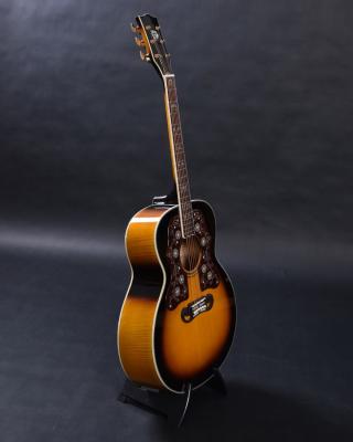 China Custom 43 Inch Jumbo Solid Wood Acoustic Guitar Flamed Maple Back Rosewood Fingerboard for sale