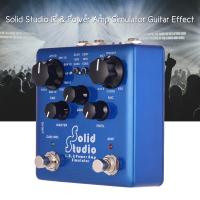 China Solid Studio IR Power Amp Simulator Guitar Multi Effect Pedal Dual Footswitch Builtin 8 Cabinet 8 Microphone True Bypass for sale