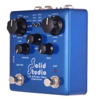 China Solid Studio IR Power Amp Simulator Guitar Multi Effect Pedal Dual Footswitch Builtin 8 Cabinet 8 Microphone True Bypass for sale