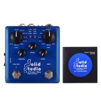 China Solid Studio IR Power Amp Simulator Guitar Multi Effect Pedal Dual Footswitch Builtin 8 Cabinet 8 Microphone True Bypass for sale