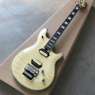 China EVH Wolfgang Electric Guitar Quilted Maple Top Floyd Rose 22 Fret Basswood Body for sale