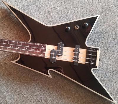 China Custom 4 String Electric Bass Guitar Mahogany Neck Basswood Body 22 Fret Rosewood Fingerboard for sale