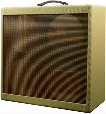 China Grand Style Narrow Panel Tweed Bassman Guitar Amplifier Cabinet Solid Pine 1x15 Inch for sale