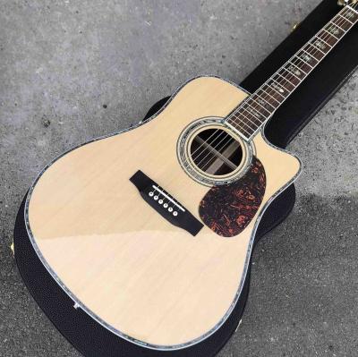 China 41 Inch Grand Cutaway Acoustic Guitar Solid Spruce Top Rosewood Back Sides Fishman 301 EQ for sale