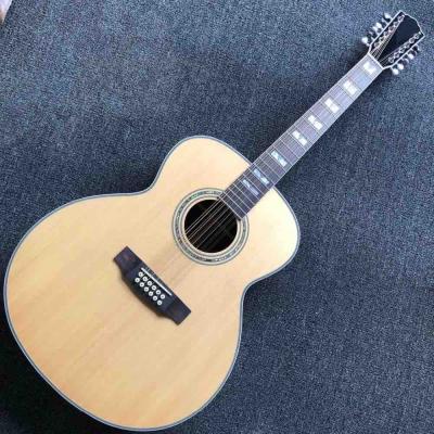 China GF50 Solid Spruce Top Acoustic Electric Guitar 43 Inch Mahogany Neck Rosewood Fingerboard for sale