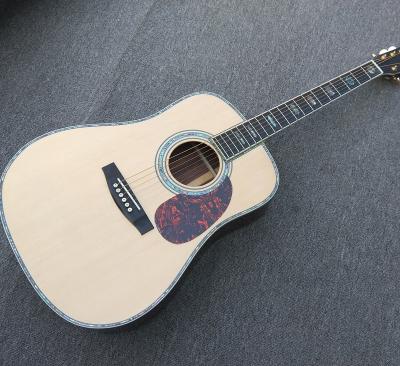 China 41 inch Solid Spruce Top Electric Acoustic Guitar Rosewood Back Sides 22 Fret Handmade for sale