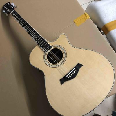 China All Solid Spruce 414 Acoustic Electric Guitar with Fishman 301 40 Inch Ebony Fingerboard for sale