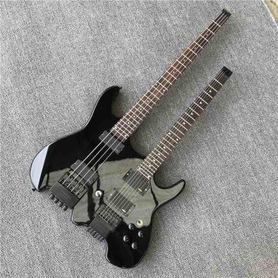 China Custom Classic Steinberg Headless Electric Bass Guitar 4+6 Strings Basswood Body Rosewood Fretboard for sale