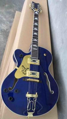 China Left Handed Jazz Semi Hollow Electric Guitar 6 String Mahogany Body Rosewood Fingerboard 22 Fret for sale