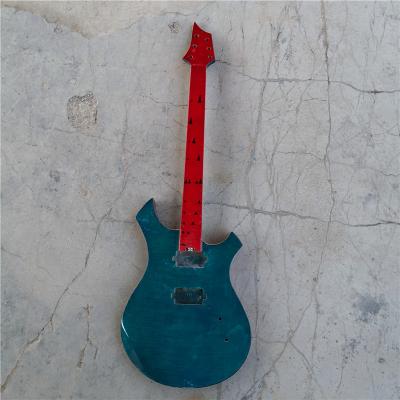 China Custom Irregular Shape 6 String Electric Guitar Alder Body 22 Frets Mahogany Neck for sale