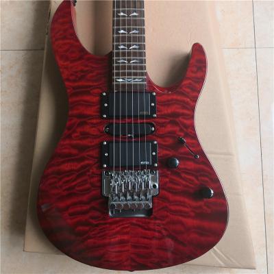 China Custom 6 String Electric Guitar Cedar Body Rosewood Fingerboard 24 Frets Basswood Back for sale