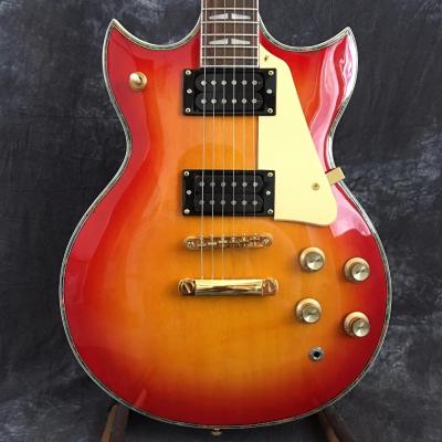 China YMH SG Electric Guitar Cherry Sunburst Mahogany Body Rosewood Fingerboard 22 Frets Gold Hardware for sale