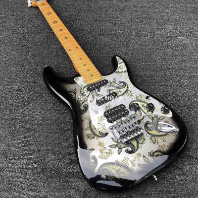 China Custom Maple Fingerboard Retro Electric Guitar 22 Fret Basswood Body Passive Pickups for sale