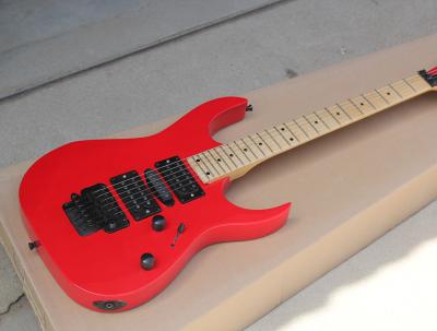 China Factory Custom Red Electric Guitar with Floyd Rose HSH Pickups 22 Frets Basswood Body for sale