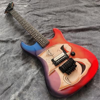 China Handmade Electric Guitar with Rosewood Fingerboard Mahogany Body 22 Frets for sale