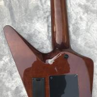 China Custom 7 String Electric Guitar Brown Rosewood Top Covered Maple Fingerboard Mahogany Body 22 Frets for sale
