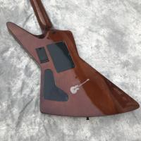China Custom 7 String Electric Guitar Brown Rosewood Top Covered Maple Fingerboard Mahogany Body 22 Frets for sale