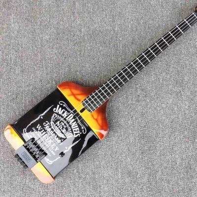 China Custom Shop 4-String Electric Bass Guitar Mahogany Body Rosewood Fingerboard 22 Fret Black Hardware for sale