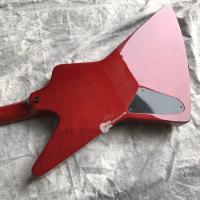 China Custom Electric Guitar Wine Red Rosewood Top 22 Fret Mahogany Body Black Hardware OEM Logo for sale