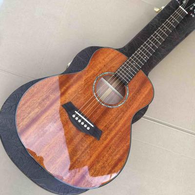 China 36 Inch GSMini Solid Wood Rosewood Fingerboard Travel Acoustic Guitar Mahogany Body for sale
