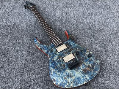 China Custom Earts Electric Guitar with African Mahogany Body Black Hardware for sale