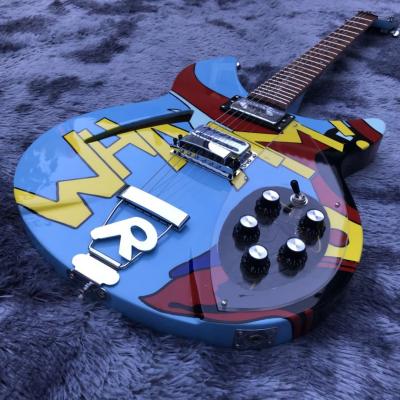 China Custom WHAAM 330 Electric Guitar Mahogany Body 22 Fret Roy Lichenstein Printing Vintage for sale