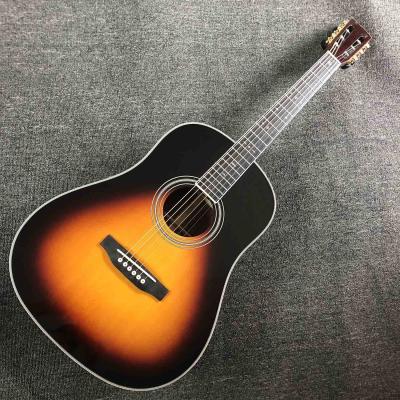 China AAAA Solid Spruce Folk Electric Guitar 41 Inch D Type 28 Style with COCO Back and Sides for sale