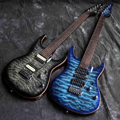 China Custom Mahogany Quilted Maple Top JP Electric Guitar 24 Fret 5 Way Switch for sale