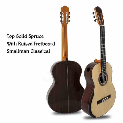 China Custom Handmade Master Grade Arch Back Lattice Bracing Classical Guitar 650mm 52mm Nut for sale