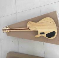 China Custom Burst Maple Top 6 String Bass Guitar Neck Through Body Ebony Fingerboard Active Pickups for sale