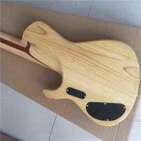 China Custom Burst Maple Top 6 String Bass Guitar Neck Through Body Ebony Fingerboard Active Pickups for sale