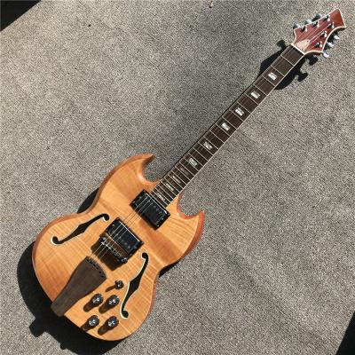 China Custom Half Hollow Body Electric Guitar for sale