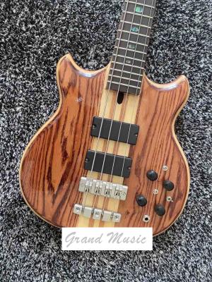 China Custom 4 Strings Neck Through Body Alembic Style Bass Guitar for sale