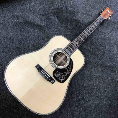 China Custom Grand GD45md Madagascar Acoustic Guitar Solid KOA Back Side Maple Top 21 Fret Ebony Fingerboard for sale