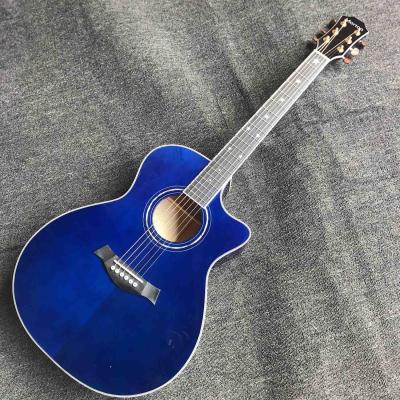 China Solid Spruce Top Sunburst Flamed Maple G614S Acoustic Guitar with Customized Logo for sale