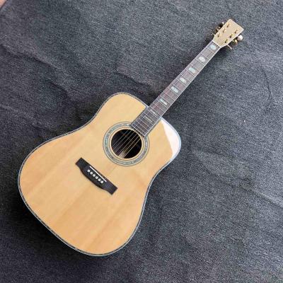 China Custom Solid Spruce Top 41 Inch Rosewood Fingerboard Left Handed Acoustic Guitar D45 for sale