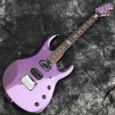 China Custom Metallic Purple MM Music Guy JP Electric Guitar 22 Fret Mahogany Body for sale