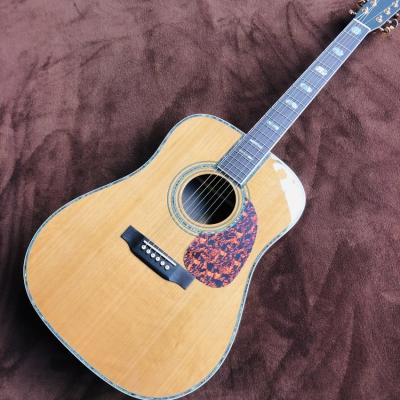 China Custom 41 Inch Solid Spruce Top Acoustic Electric Guitar Sandalwood Back Side 301 EQ for sale