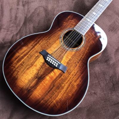 China Custom 43 Inch Jumbo KOA Wood Acoustic Guitar with Rosewood Fingerboard Mahogany Neck for sale