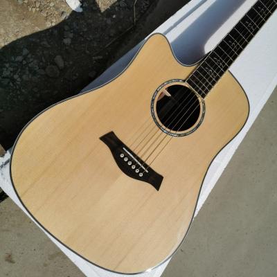 China Custom Left Handed 814c Folk Acoustic Electric Guitar 22 Fret Rosewood for sale