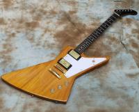 China Custom Korena Explorer Electric Guitar Mahogany Body 22 Fret Bolt On Neck Accept Customization for sale