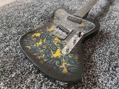 China Custom Water Transfer Printing Electric Guitar Mahogany Body Rosewood Fingerboard 22 Fret for sale