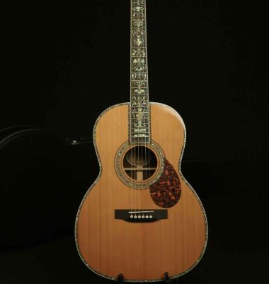 China Custom Full Solid Wood Handmade Acoustic Guitar India Rosewood 20 Fret Real Abalone Binding for sale