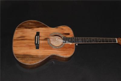 China Custom Grand AAAAA All Solid European Applewood OMJM Acoustic Guitar 14 Frets Ebony Fingerboard for sale